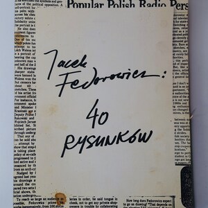 Jacek Fedorowicz 40 Rysunkow 43 Out of Print Silk Screen Drawings ...