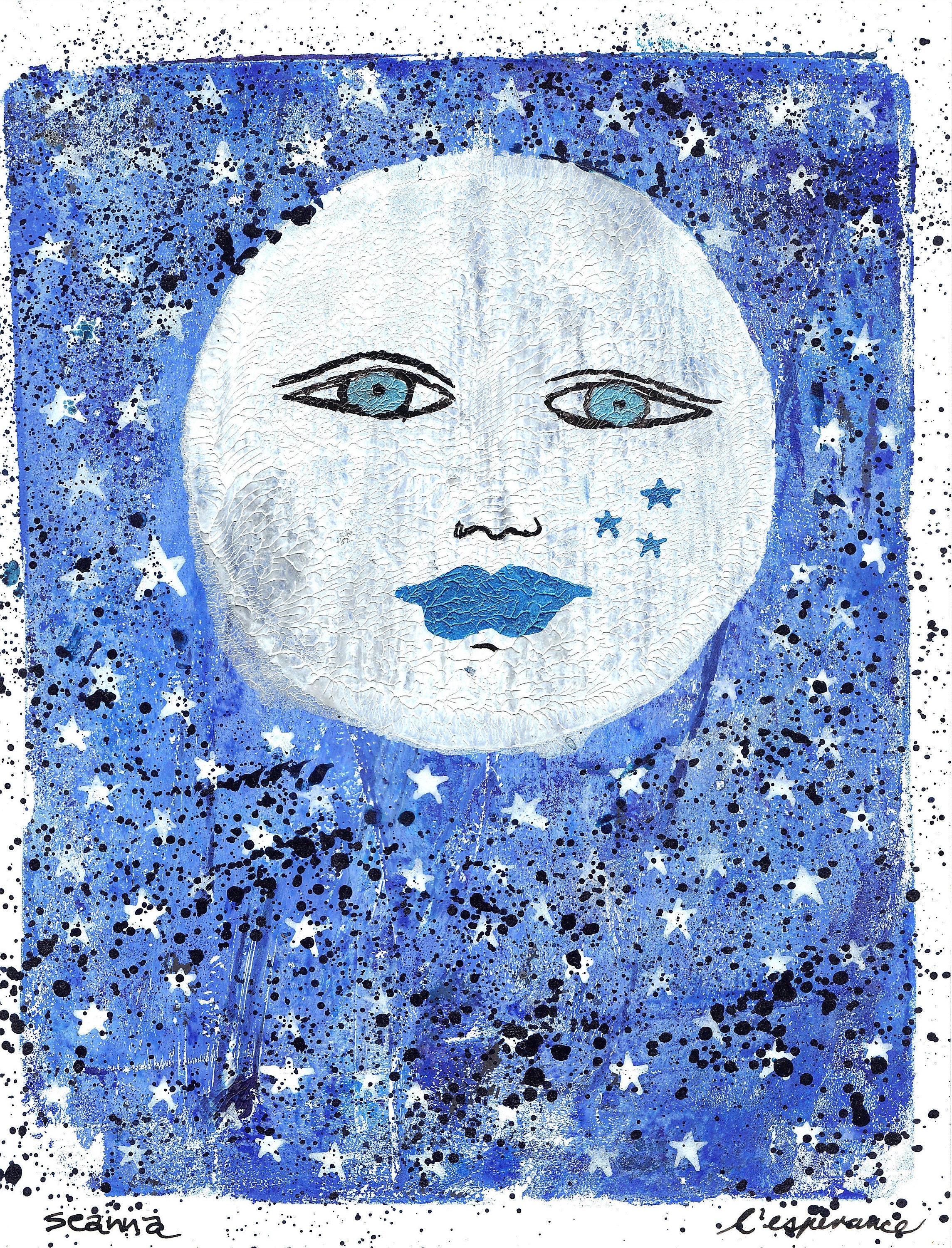 Blue molly moon rocks