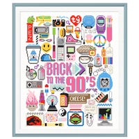 90s Kid Digital Clipart Bundle – 60+ Retro Hand-drawn PNG Stickers ...