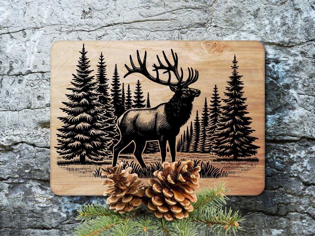 Detailed Elk Svg Woodland Animal SVG Deer Hunting Hunting SVG Buck SVG ...