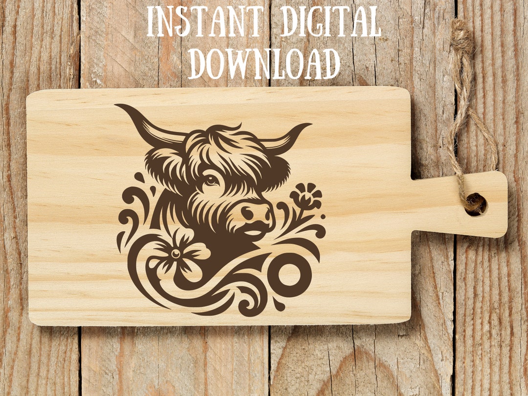 Highland Cow SVG Digital Download - Etsy