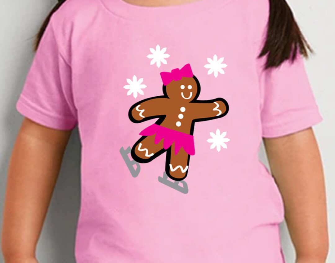 Ice Skating Gingerbread Girl. Instant Download Digital Files for ...
