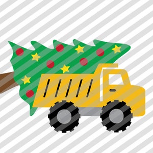 Christmas Construction Vehicles--instant Download Digital Files for ...