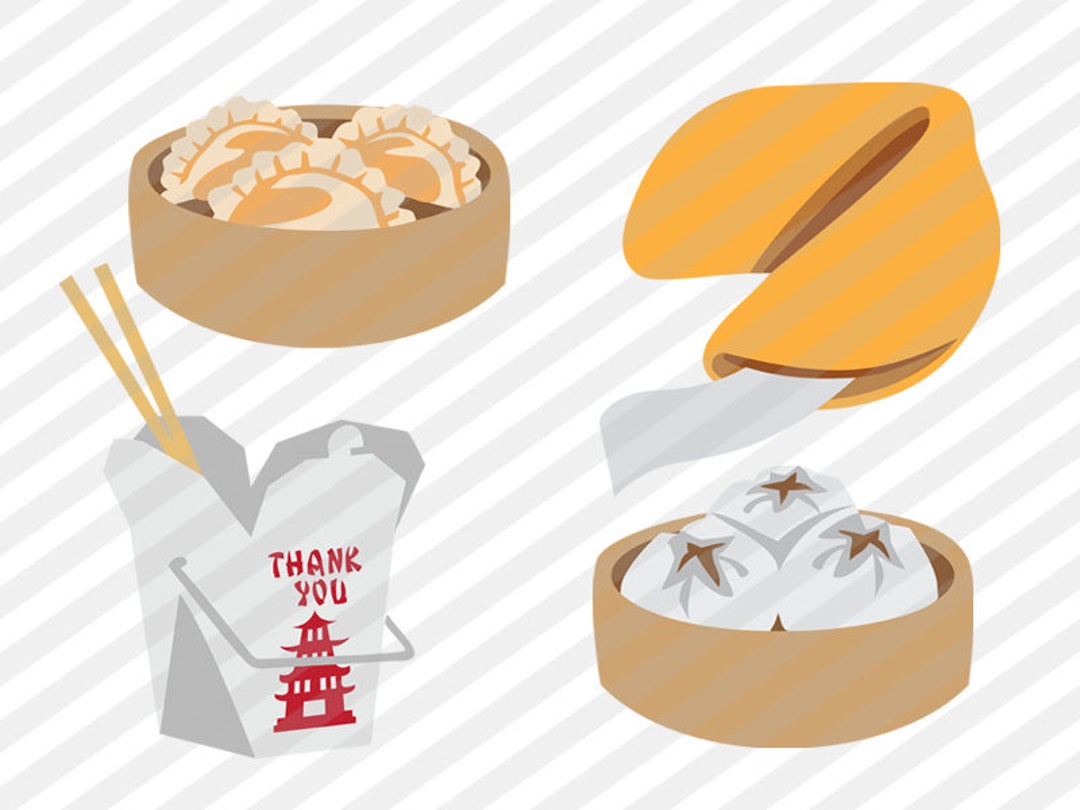 Asian Food, Dim Sum - Fun Digital Files for Making T-shirts or for ...