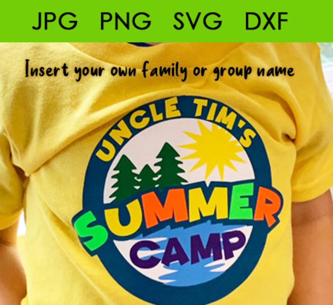 Get Ready for Summer Camping! Insert Your Own Family or Group Name ...