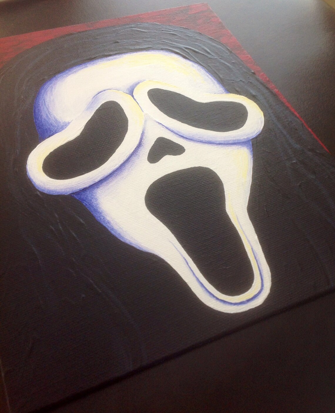 Ghost Face Scream : Acrylic Painting - Etsy