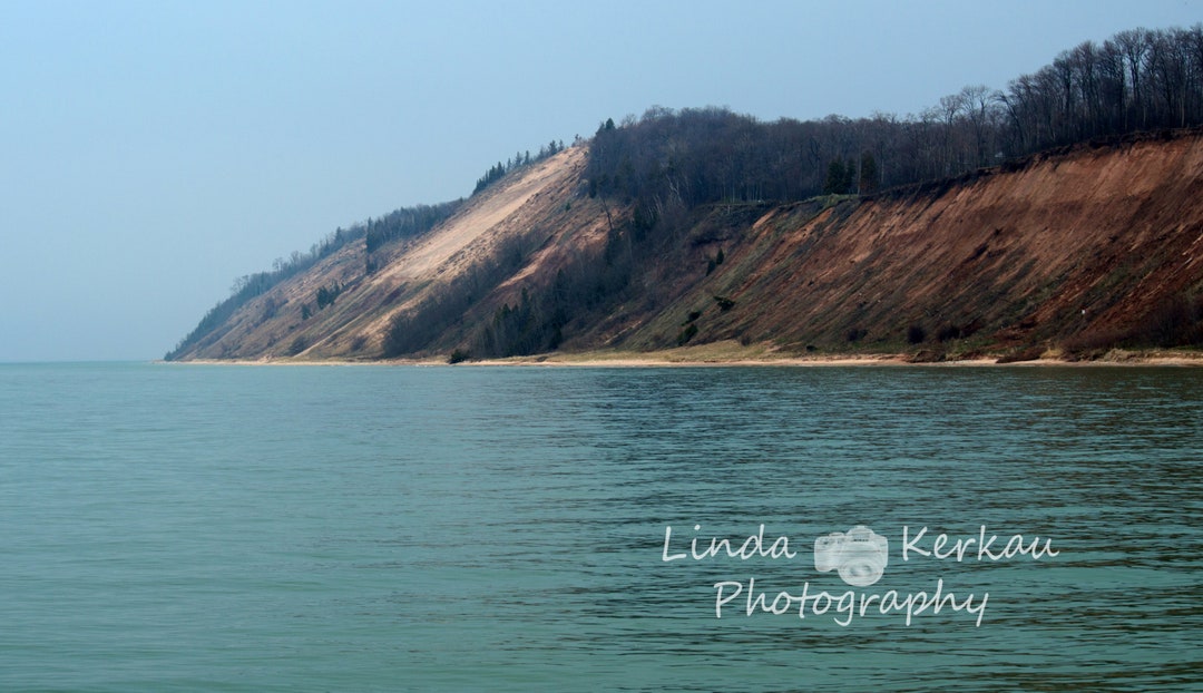 Lake Michigan Bluff in Summer - Etsy