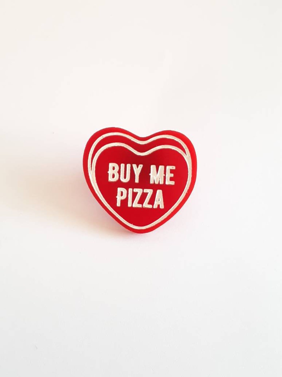 Sweetheart Pins / Couple's Valentines Pins/ Lasercut Pins - Etsy