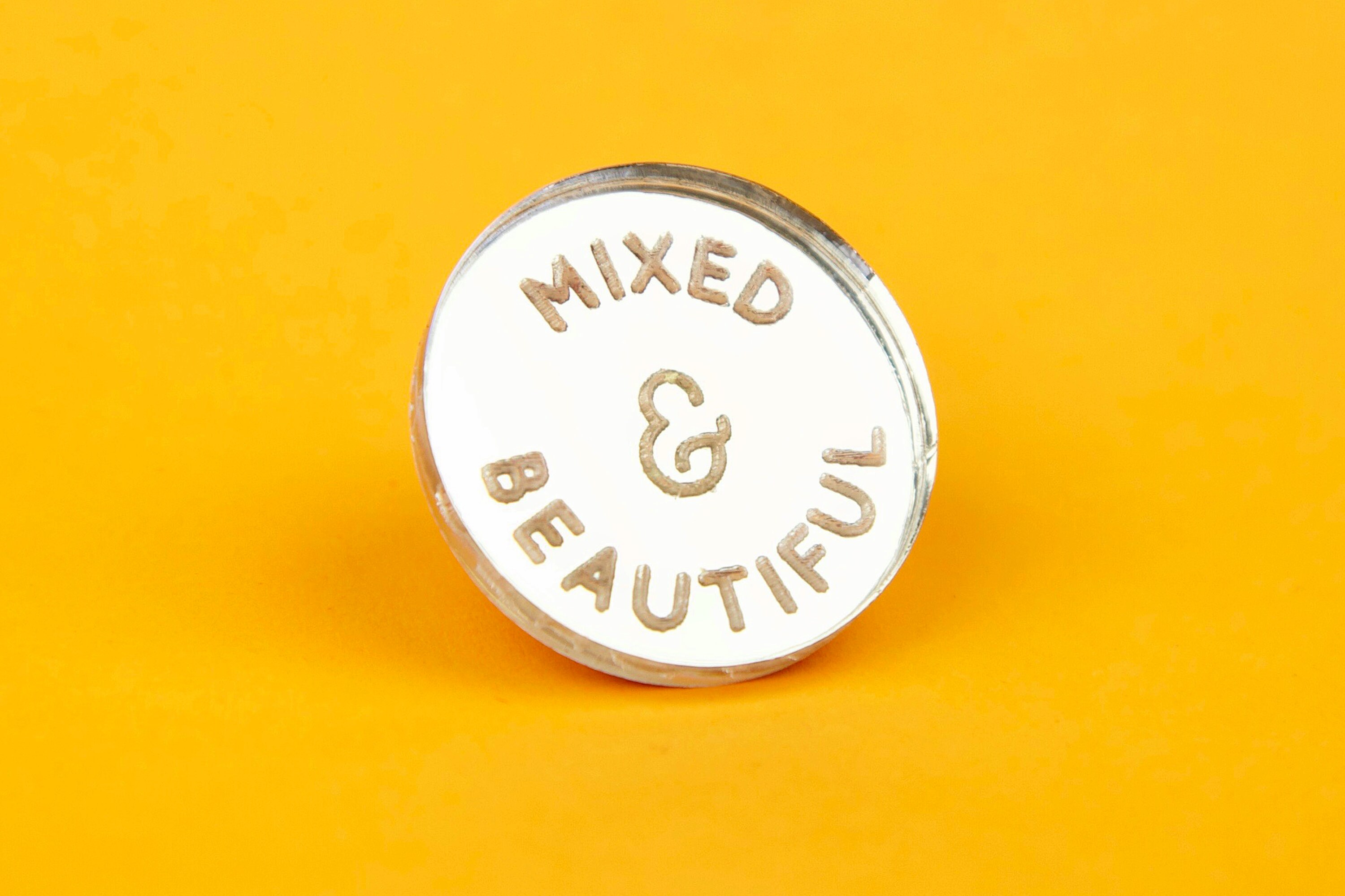 Mixed & Beautiful Laser-cut Pin - Etsy
