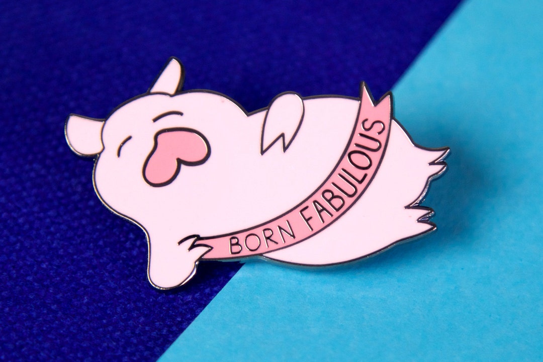 Born Fabulous Cloisonné Enamel Pin / 1.75 Pig Pin - Etsy