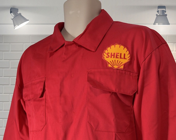 Amazing UNWORN Vintage Shell Automobile Mechanics Overalls Coveralls ...