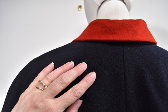 Original Vintage 1960s Heavy Wool Police Cape LIONS H… - Gem