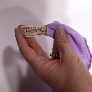 Vintage 1960s Bri Nylon Lovely Lilac Brettles Full Slip UK 10 - Etsy