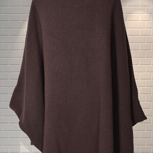 Vintage 1980s Brown Cape Innocenti Italy Wool Angora Blend Med to Large ...