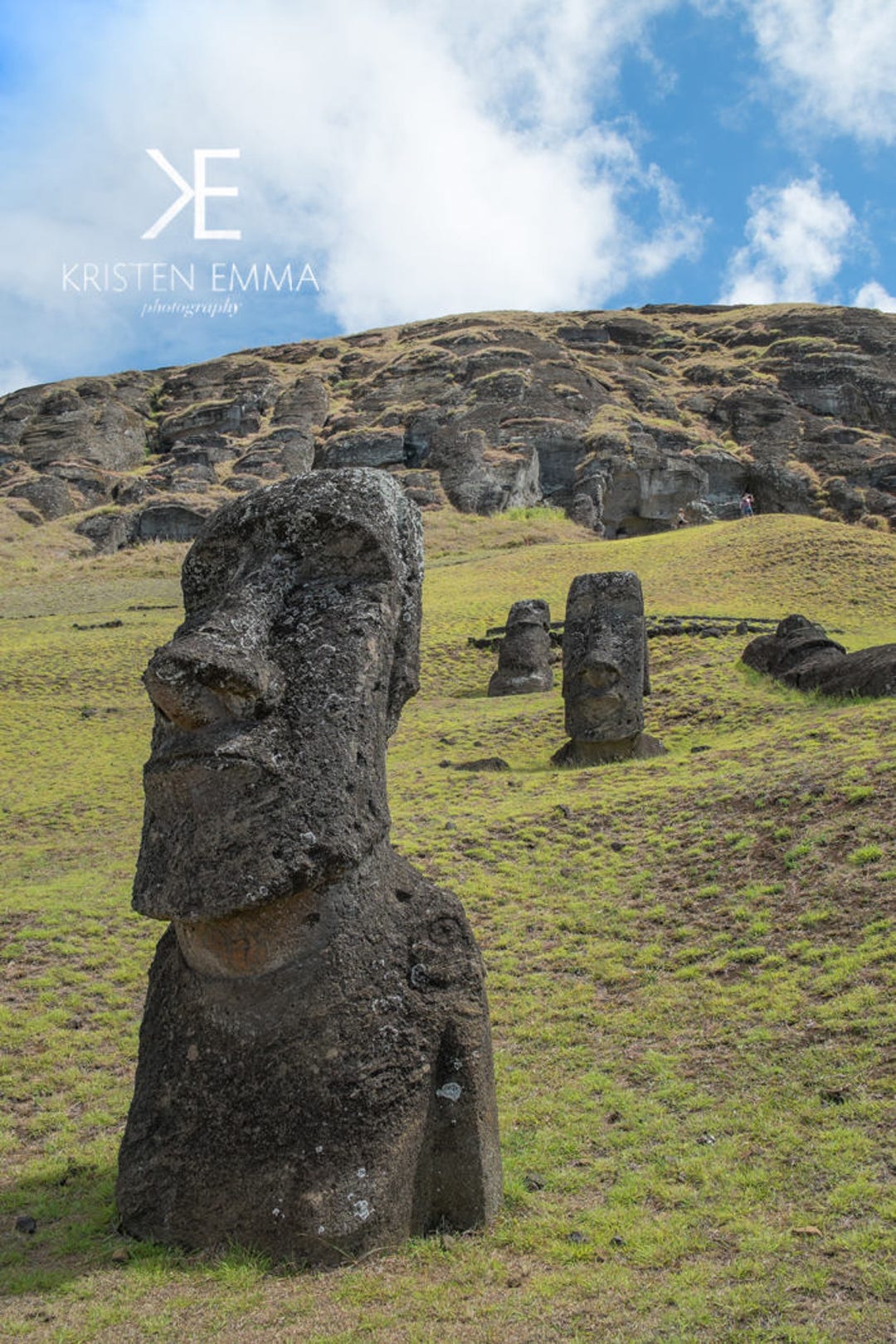 The Quarry II | Easter Island, Chile ~ Moai, Statue, Carving, Bird Man ...