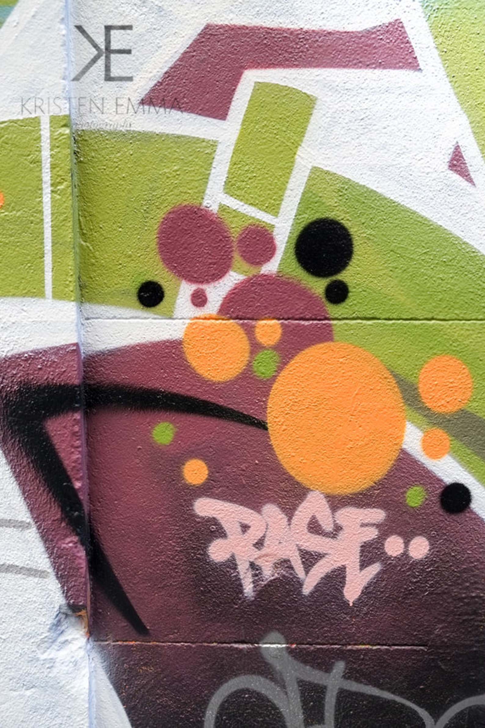 Melbourne Graffiti Art Print: Orange Dot Urban Photography - Etsy