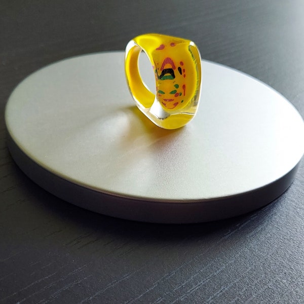 Lucite Ring - Etsy UK