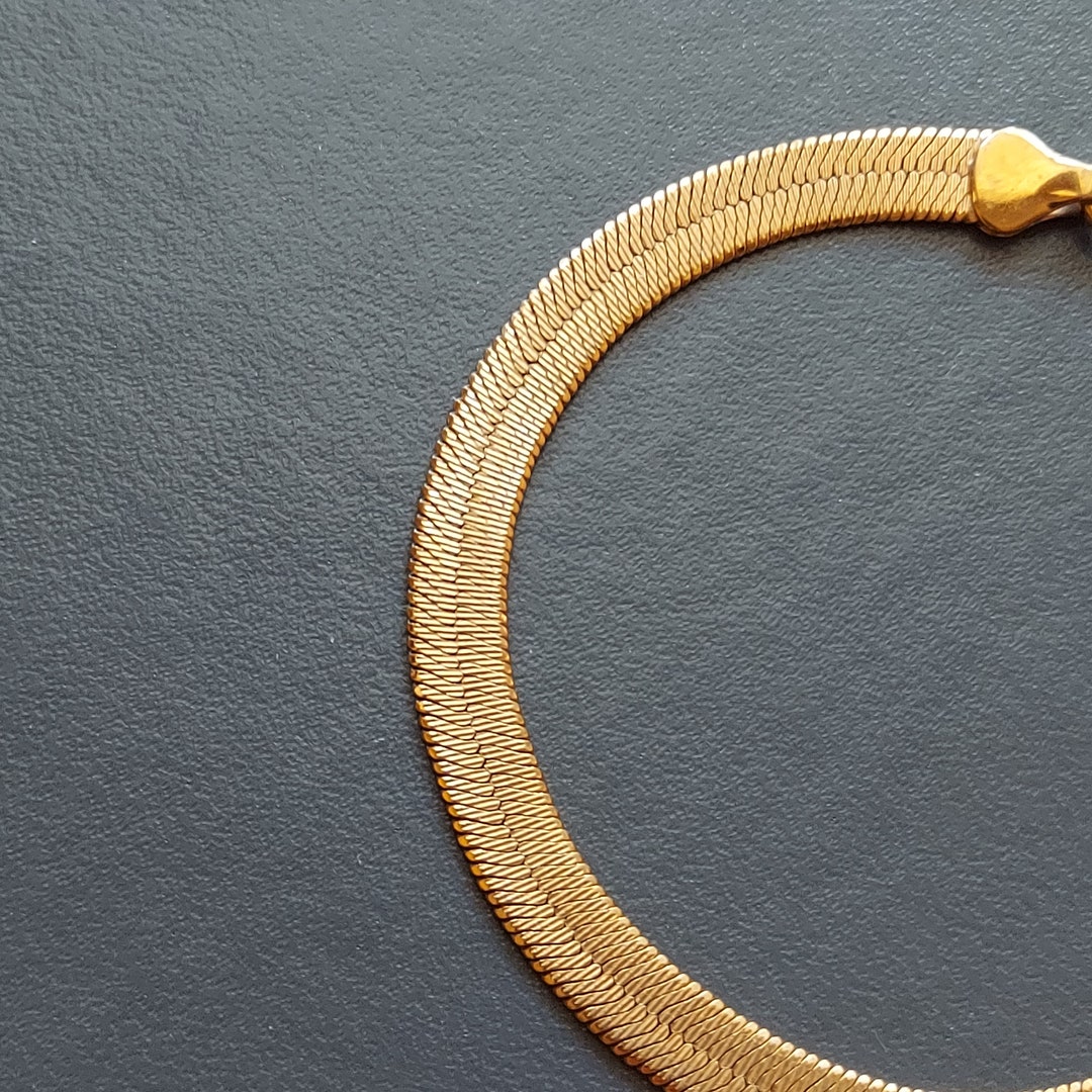 Napier Snake Chain Bracelet | Gleaming Gold Statement | Gift of ...