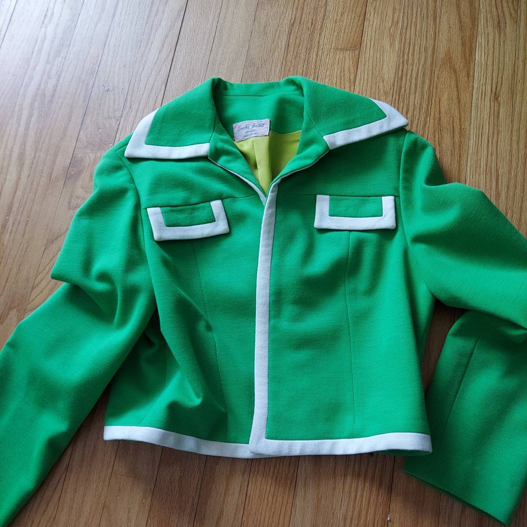Kelly Green Jacket M RETRO 50s, 60s Grace Kelly Inspired Swag Dorothy ...
