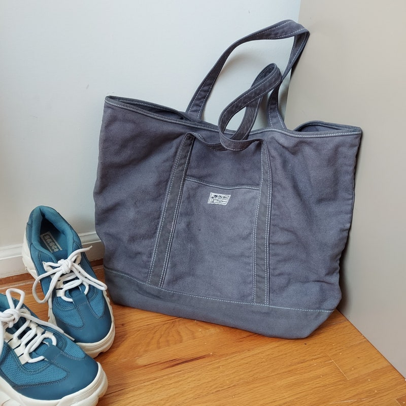 Preppy Tote Bag - Etsy