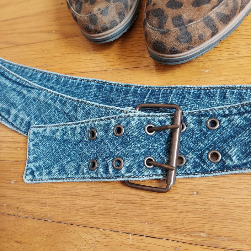 Denim Belt - Etsy