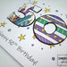 50th Birthday Card Happy 50th Birthday Fifty Today 50 - Etsy