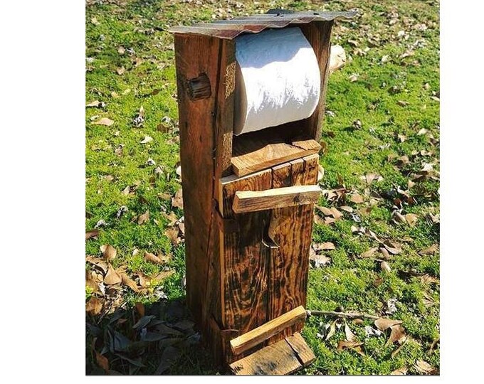 Handmade Outhouse Themed Toiler Paper Holder And Storage Etsy handmade-outhouse-themed-toiler-paper-holder-and-storage-etsy