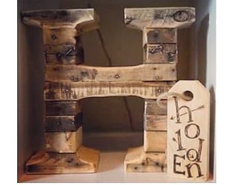 Reclaimed Wood Letters - Etsy
