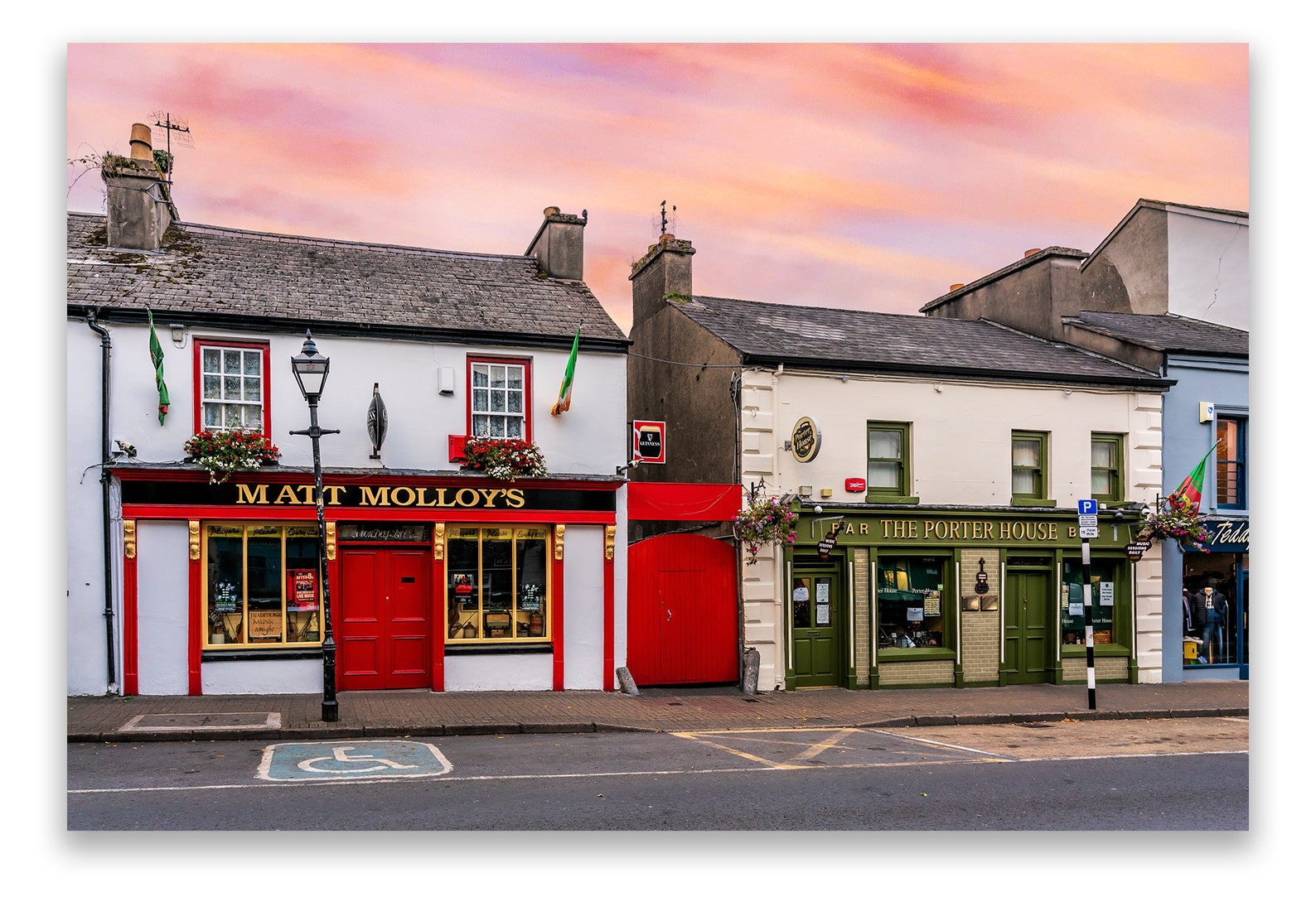 Matt Molloy's Pub Print, the Porterhouse Pub Print, Westport Print ...