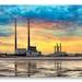 Poolbeg Chimneys Art Print. Pigeon House Chimneys - Etsy
