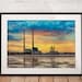 Poolbeg Chimneys Art Print. Pigeon House Chimneys - Etsy