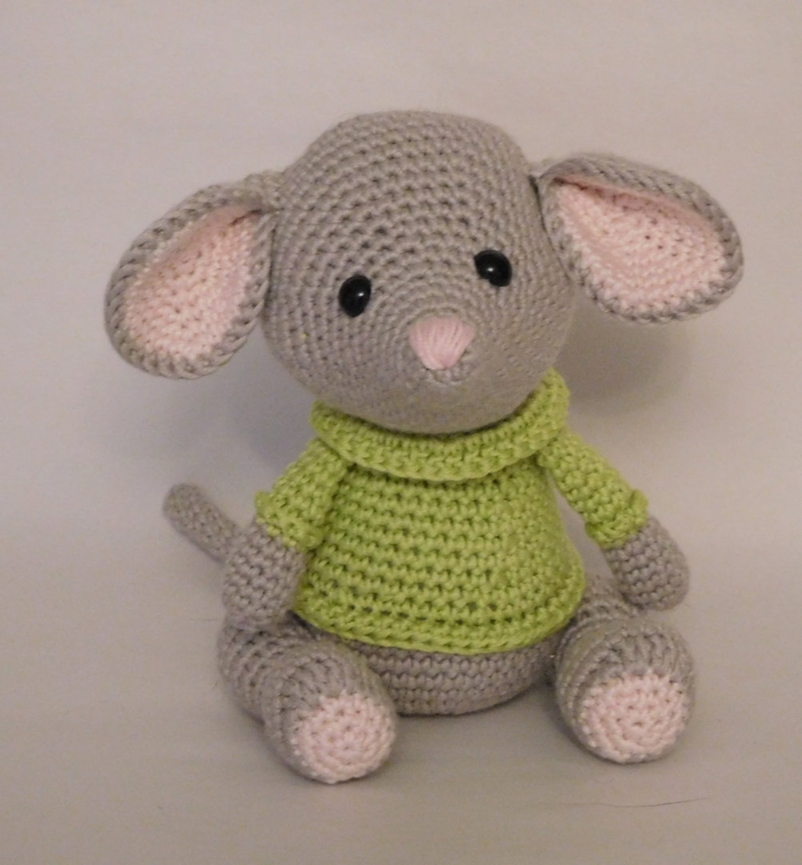 Albert el ratón crochet hecho a mano crocheted figura animal | Etsy