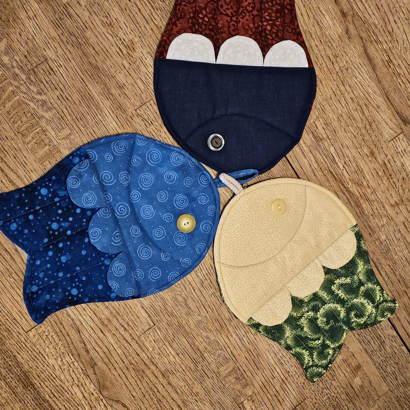 Fish Pot Holders - Etsy