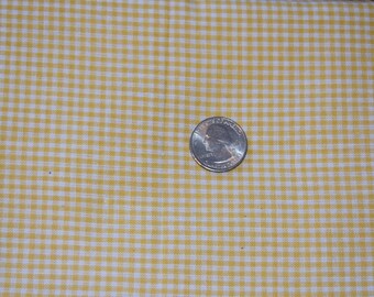 Yellow Gingham Fabric Yellow and White 5/ Gingham Check by Weavingmajor ...