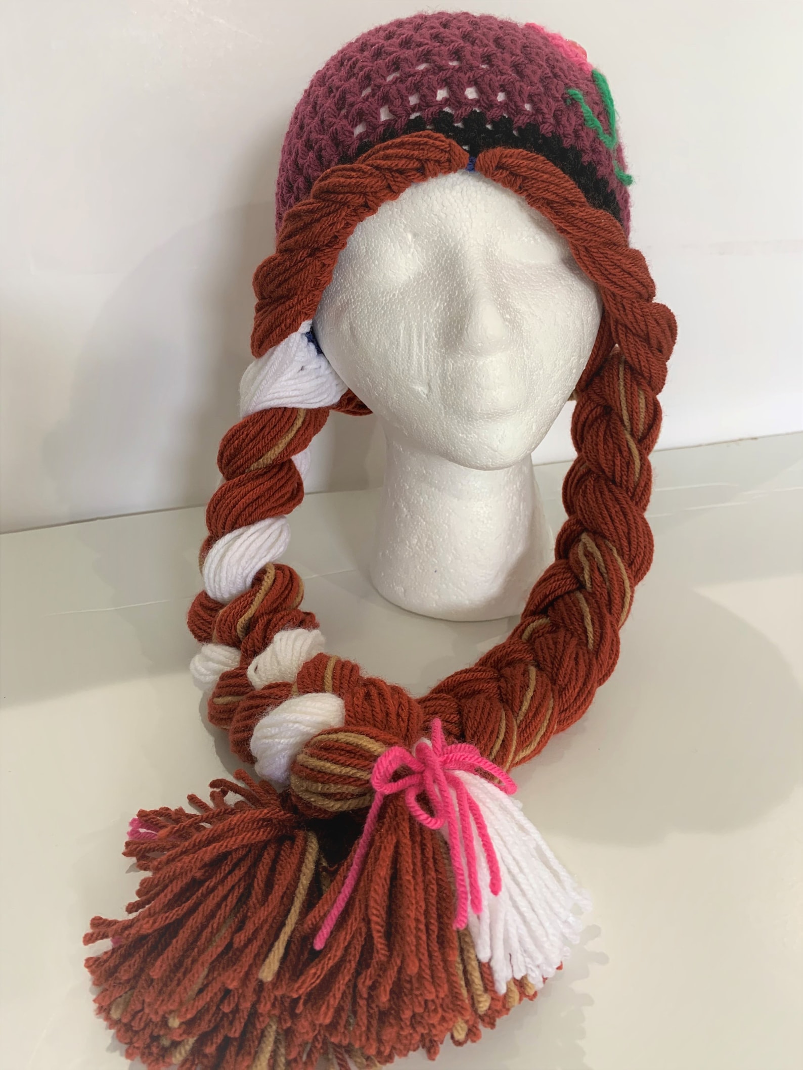 Anna Hat Anna Wig Anna Crochet Hat Frozen Hat Disney - Etsy