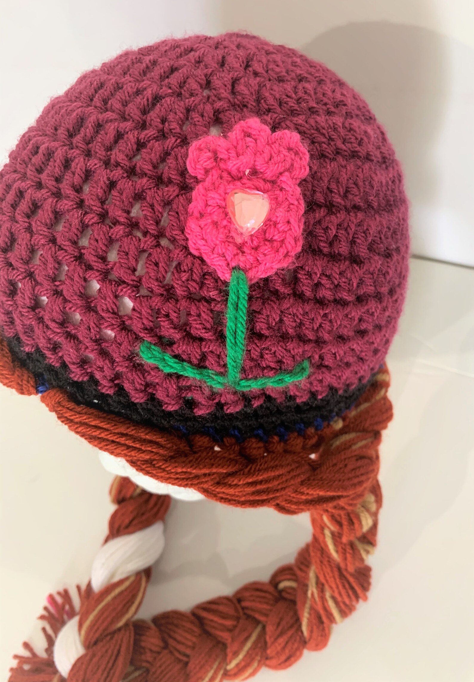 Anna Hat Anna Wig Anna Crochet Hat Frozen Hat Disney - Etsy