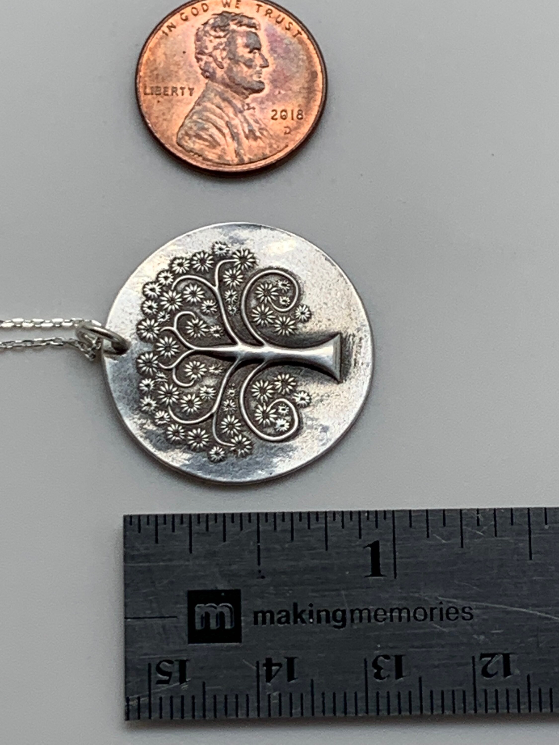Unique Tree of Life Sterling Silver Necklace Silver Tree Pendant ...