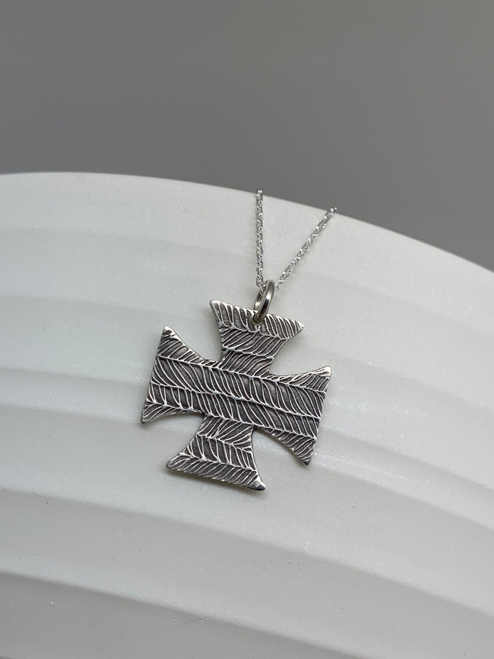 Unique Silver Cross Sterling Silver Necklace Silver Cross Pendant ...