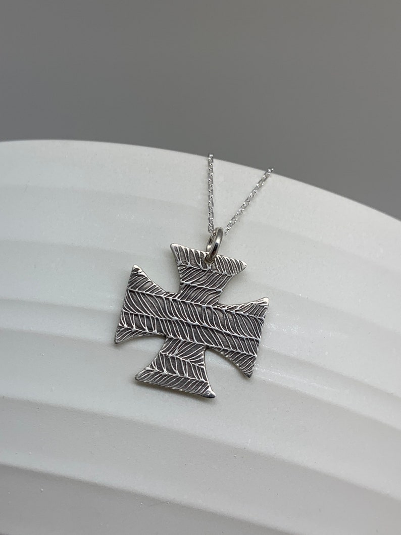 Unique Silver Cross Sterling Silver Necklace Silver Cross Pendant ...