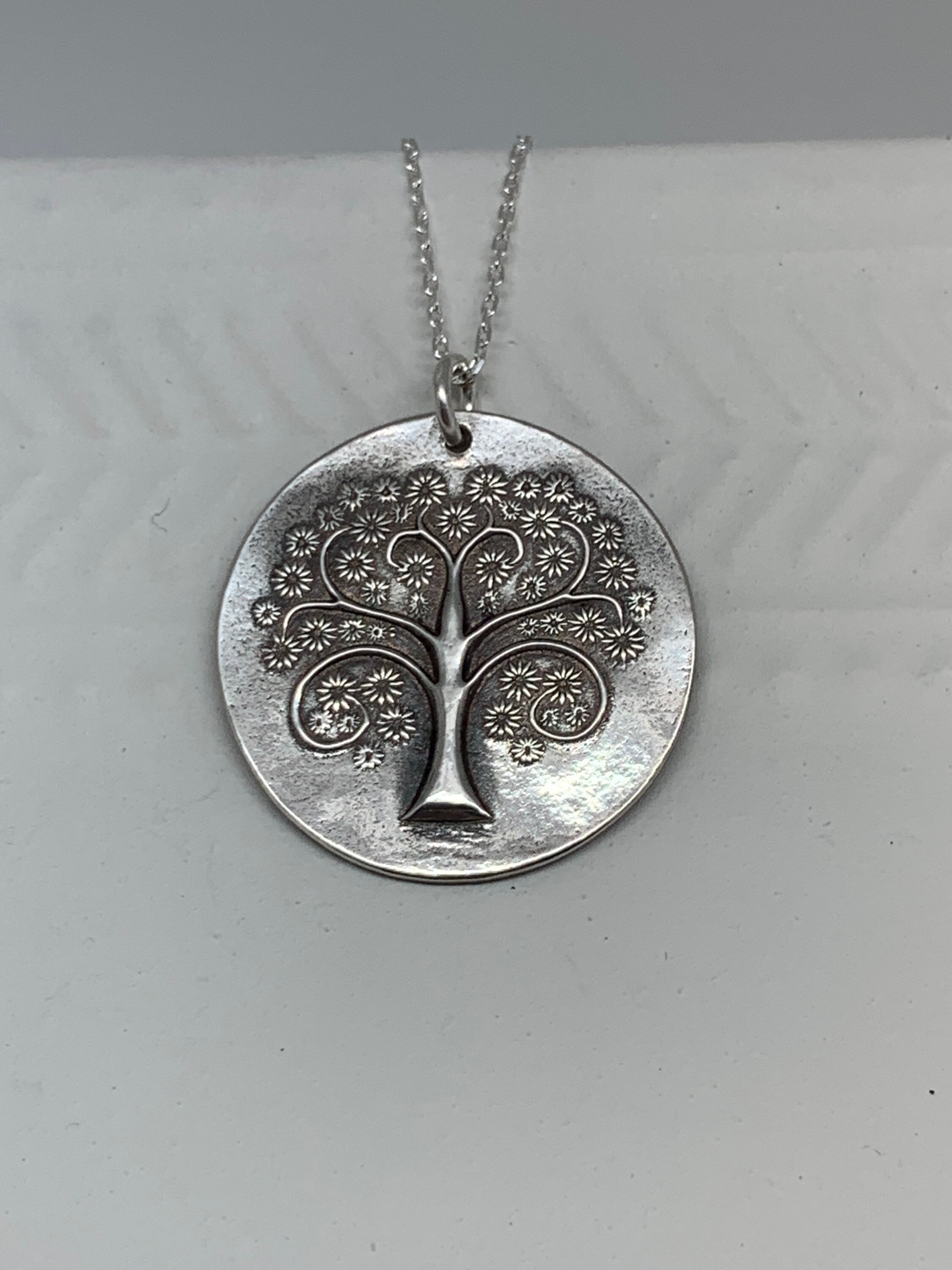 Unique Tree of Life Sterling Silver Necklace Silver Tree Pendant ...