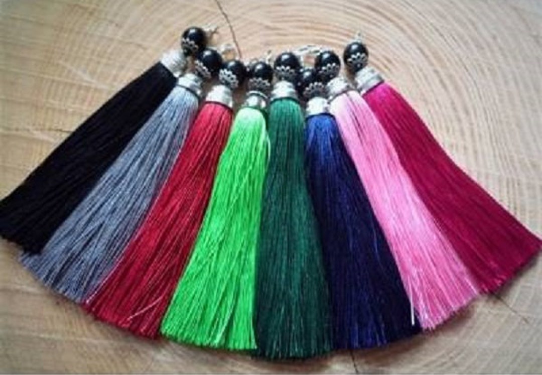 8 Große Anhänger Quasten, Ca. 15 Cm, Bunt Gemischt euro 2,49/stück - Etsy