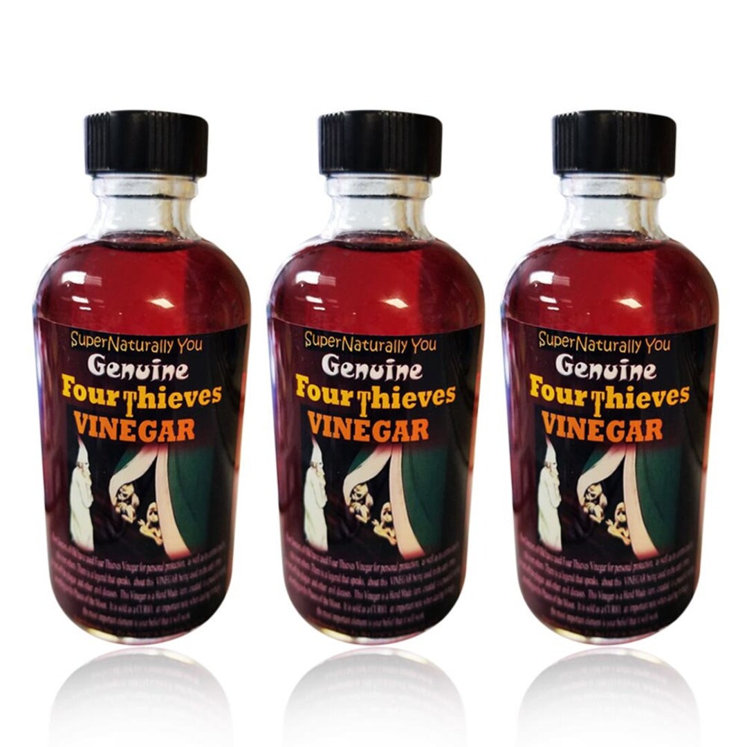 Genuine Handmade Four Thieves Vinegar, Personal Protection From Disease ...
