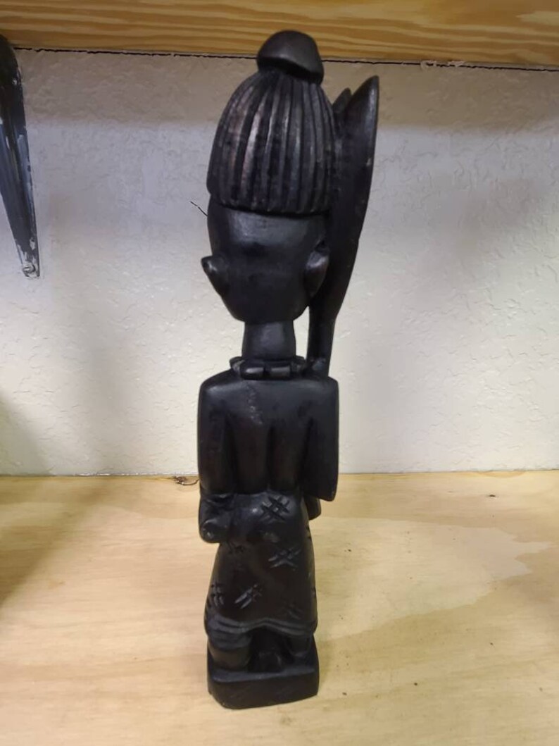 Sango Orisa Statue Genuine Hand Carved From Nigeria - Etsy