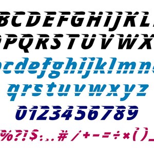 Racer Font - Racing Font - Speed Font - Car Font - Highway Font - Tire ...