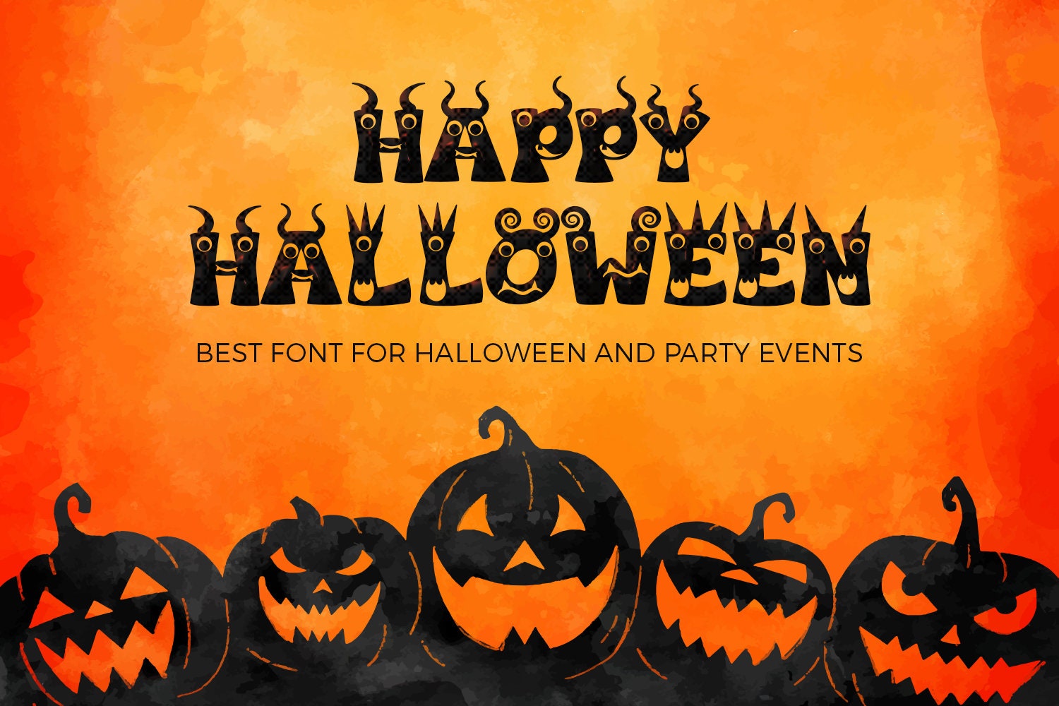 Cute Monster Monster Font Cool Font Funny Font Halloween Font Scary ...