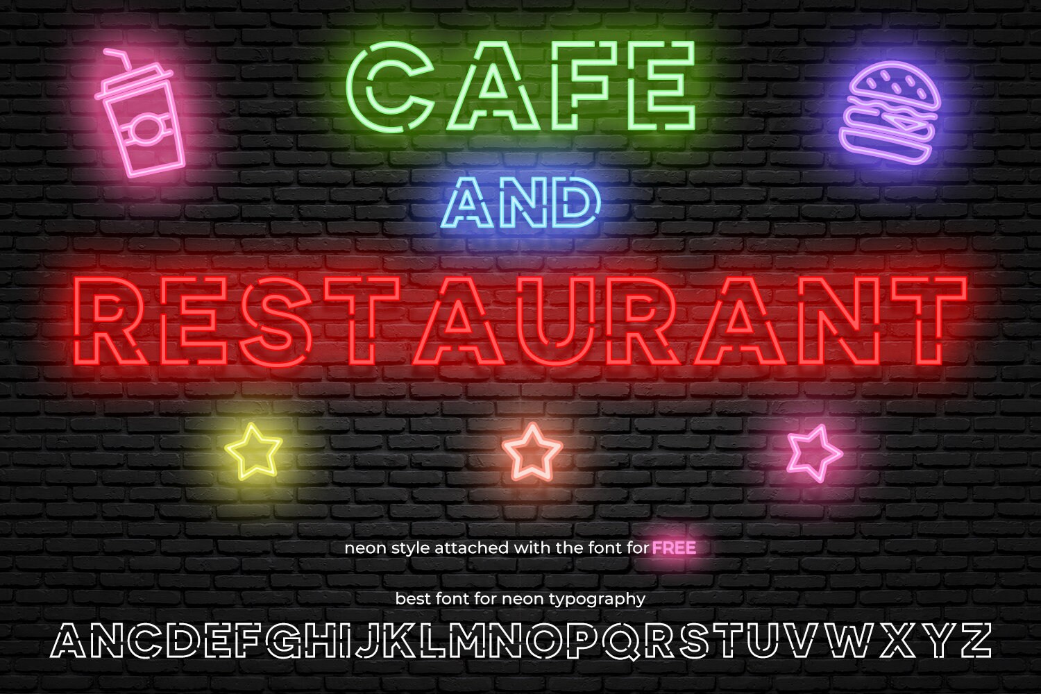 Neon Style Font Led Light Font Neon Fonts Neon Logo Sign Single Stroke ...