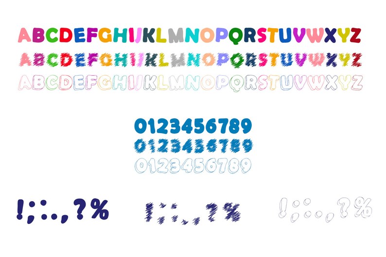 Zozo Kids Font Nursery Font Kids Font Little Kid Font Daycare Font ...