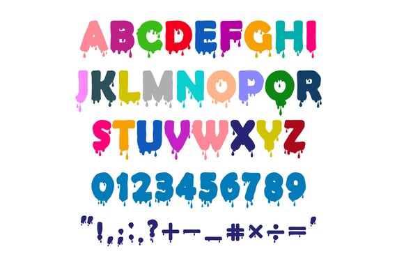 Goteando Letras Fuente Tumblr