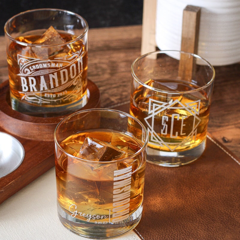 Personalized Rocks Glasses - Etsy