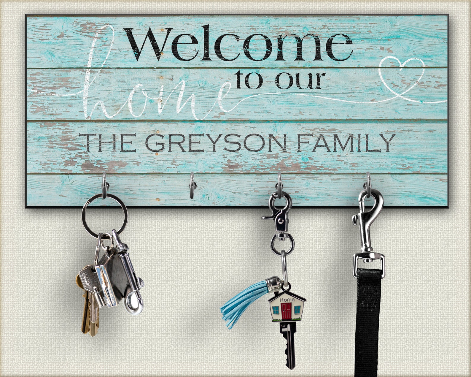 Personalized Key Hanger Vintage Key Holder Rustic Wall - Etsy